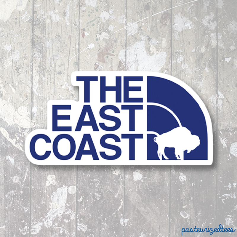 The East Coast Sticker | pasteurized tees